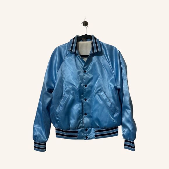 Jackets & Coats | 198s Baby Blue Aristo Jac Varsity Jacket | Poshmark